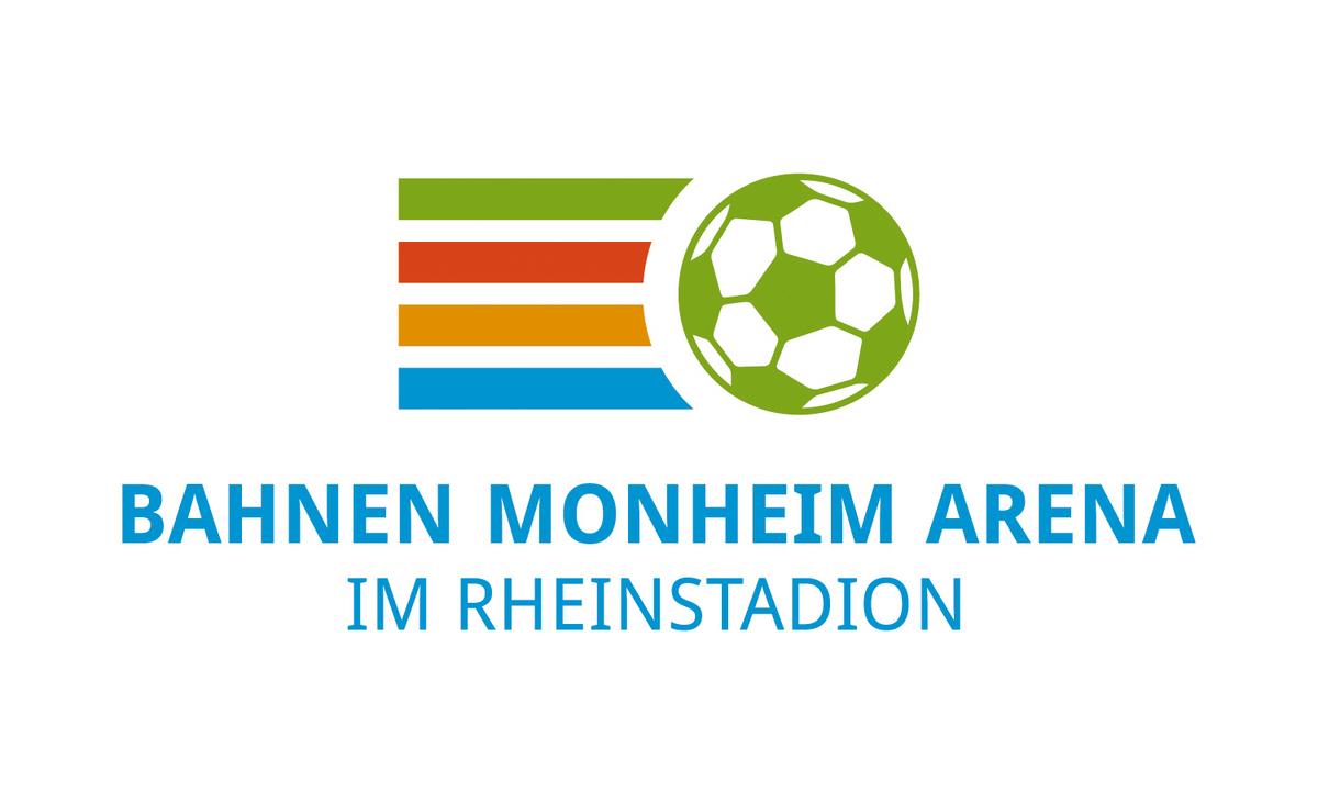 Im Rheinstadion gibt es jetzt die Bahnen der Stadt Monheim-Arena ...